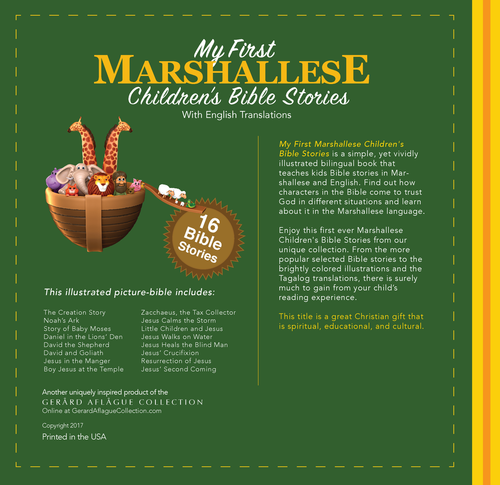 My First Marshallese Children's Bible Stories Book