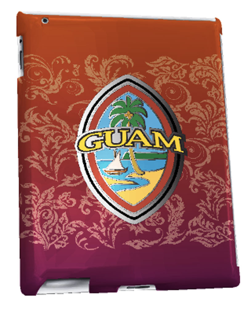 Modern Guam Seal Tribe Brand Umbrella