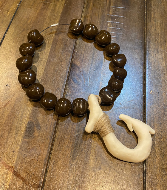 Car Rear-view Mirror Pacific Island Fish-Hook Decor