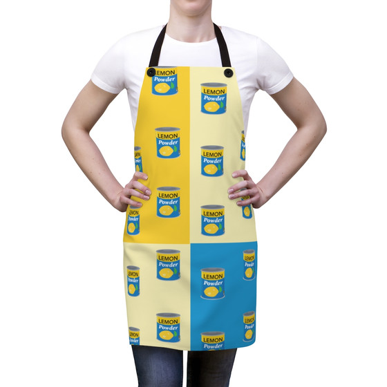Guam and CNMI Lemon Powder Kitchen Apron - Gerard Aflague Collection
