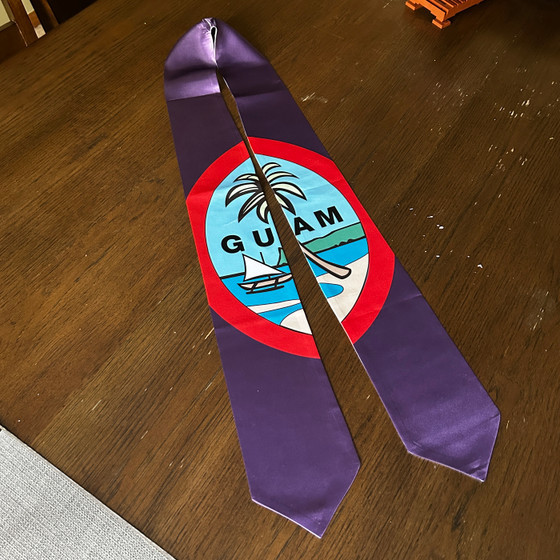 Traditional Guam Seal Adult Graduation Sash