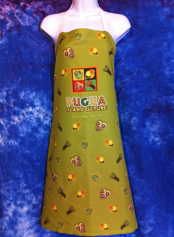 Guam Gifts | Guam Apparel - Apron - Pugua - Green | Gerard Aflague ...