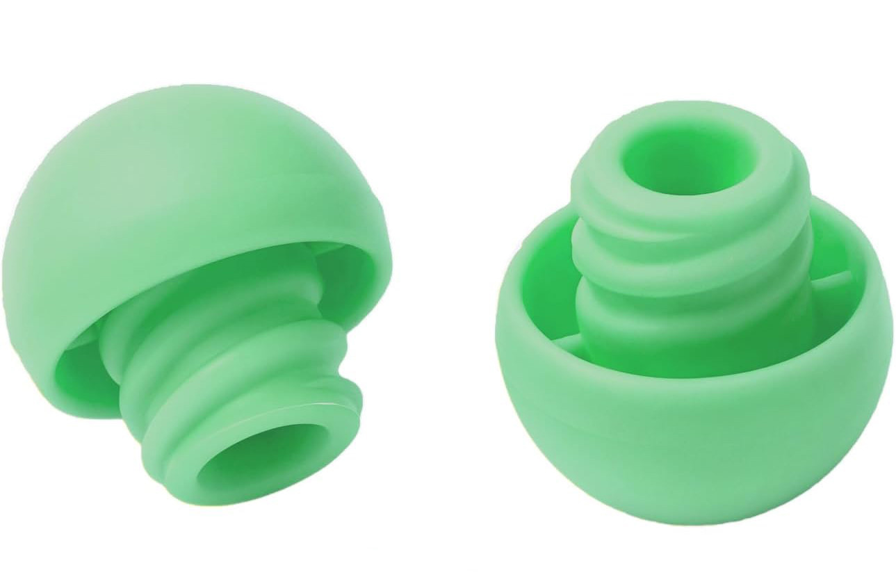 GREEN Syringe Cap - fits Male Female tips, SELF Righting