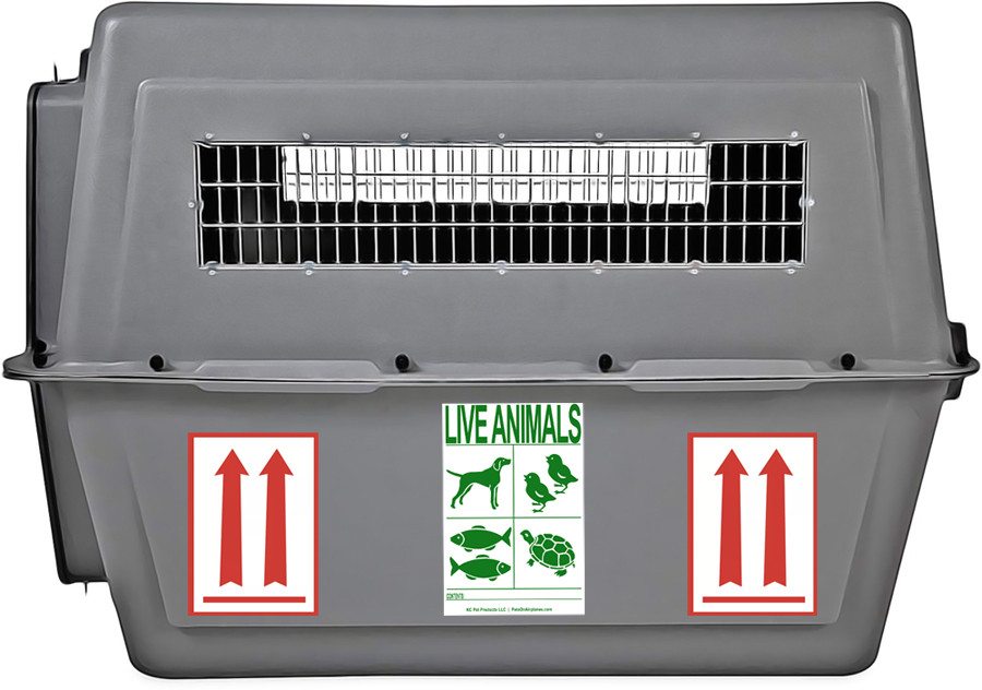 Sets of Live Animal Shipping Transport Labels Stickers
