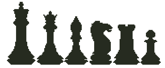 Chess Counted Cross Stitch Pattern - PDF Download