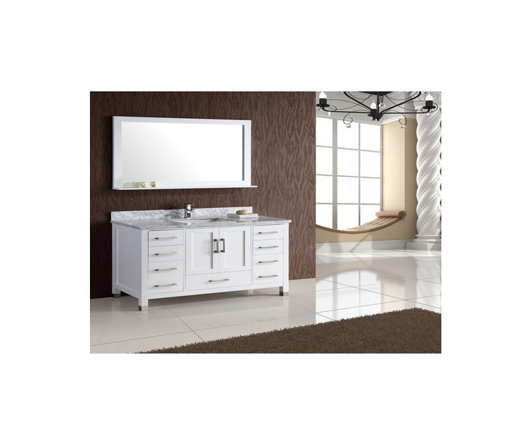 Armada 28" White Bathroom Vanity