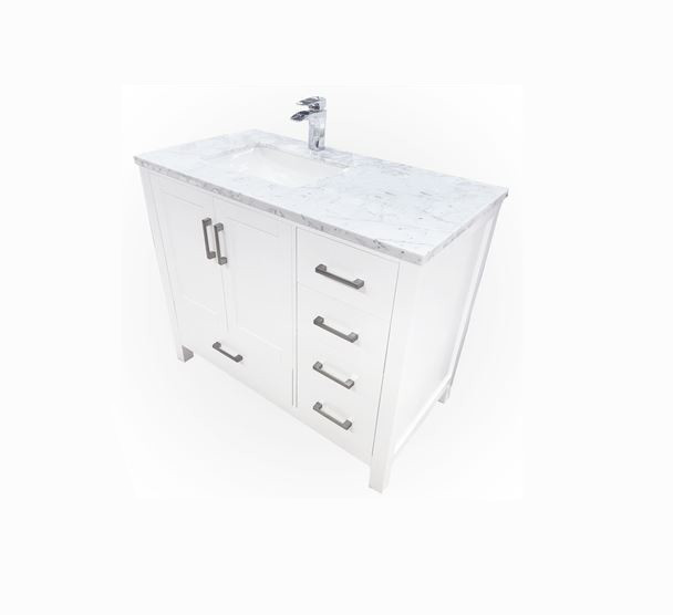 Armada 28" White Bathroom Vanity