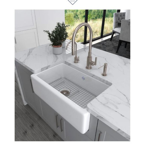 Shaws Lancaster 30" Handcrafted Fireclay Farmhouse Sink