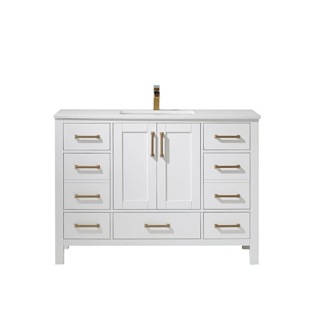 Armada 28" White Bathroom Vanity