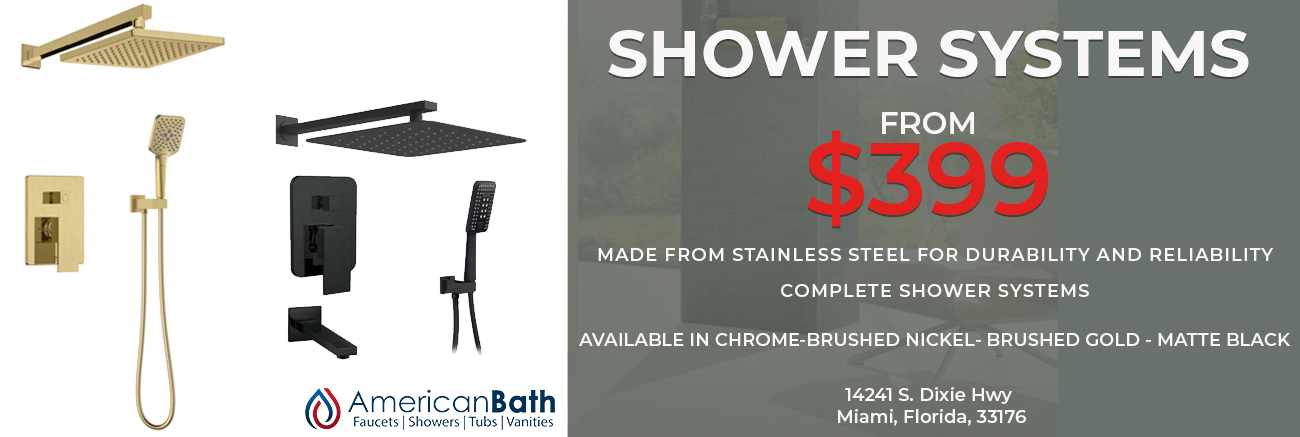 Bath Vanities and Bathroom Fixtures in Miami from American Bath