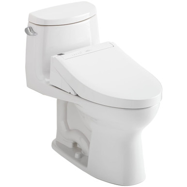 TOTO UltraMax II 1.28 GPF One Piece Elongated Toilet with Left Hand ...