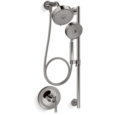 Kohler Purist Pressure Balanced Shower System with Shower Head, Hand ...