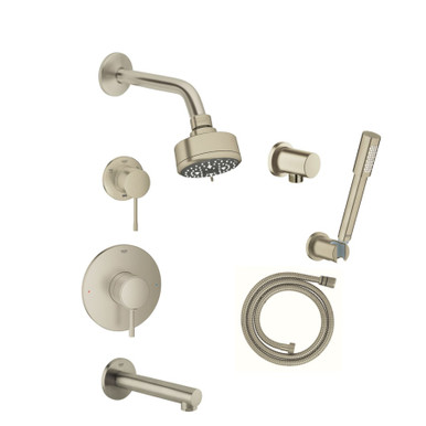 Grohe Essence Shower System - Brushed Nickel