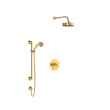 Rohl Eclissi Pressure Balanced Shower System with Hand Shower, Slide ...