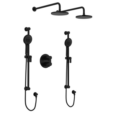 Rohl Eclissi Pressure Balanced Shower System with Hand Shower, Slide ...