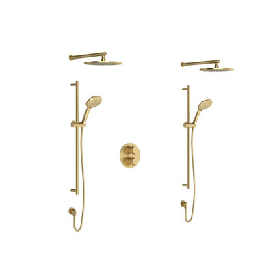Rohl Eclissi Pressure Balanced Shower System with Hand Shower, Slide ...