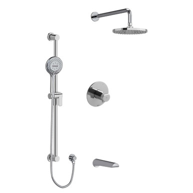 Rohl Eclissi Pressure Balanced Shower System with Hand Shower, Slide ...