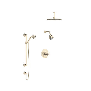 Rohl Eclissi Pressure Balanced Shower System with Hand Shower, Slide ...