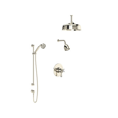 Rohl Eclissi Pressure Balanced Shower System with Hand Shower, Slide ...