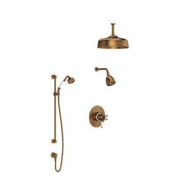 Rohl Eclissi Pressure Balanced Shower System with Hand Shower, Slide ...