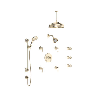 Rohl Eclissi Pressure Balanced Shower System with Hand Shower, Slide ...
