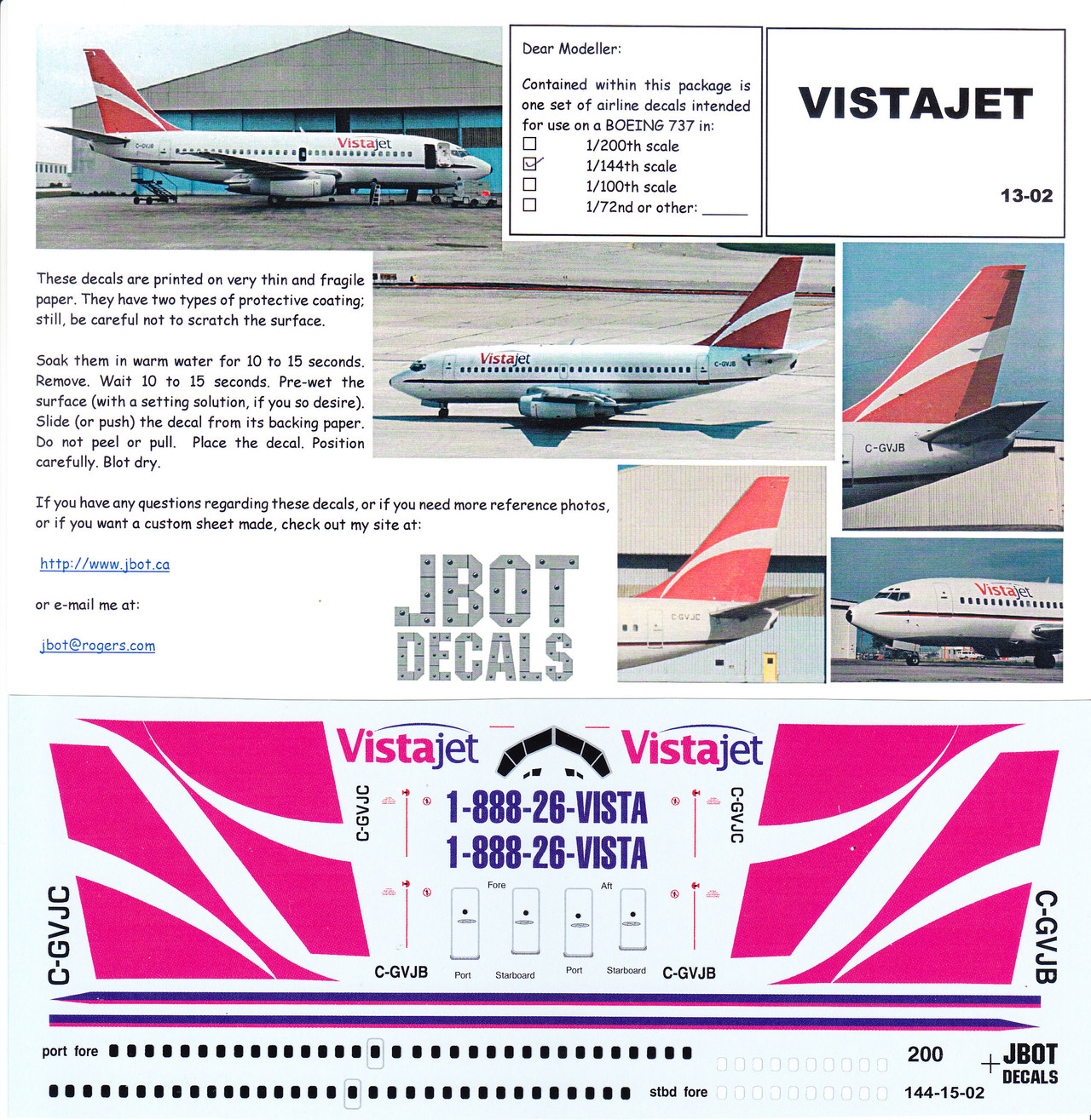 Decals By Aircraft - BOEING - 737 - Page 1 - JoyDecals.com
