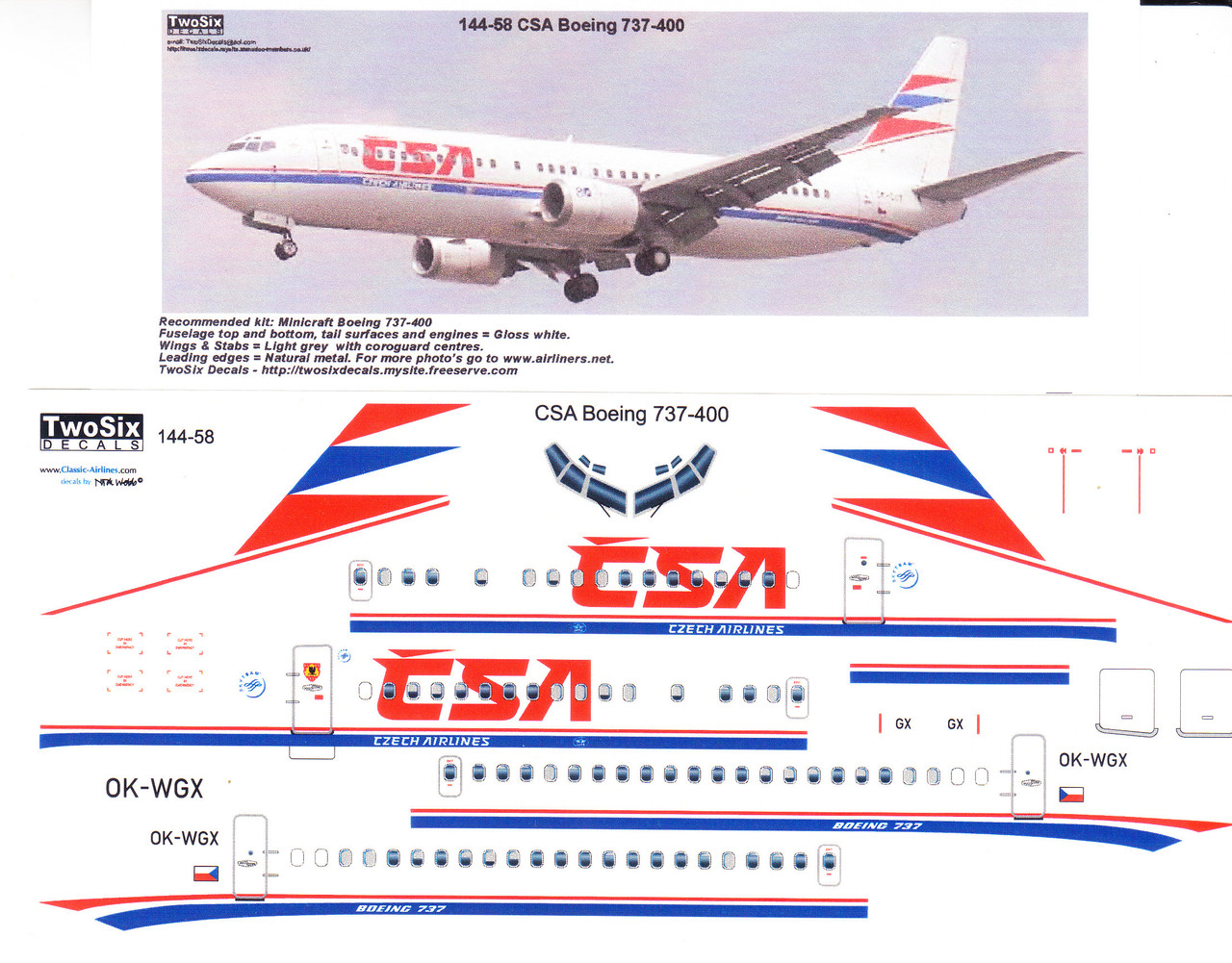 Decals By Aircraft - BOEING - 737 - Page 1 - JoyDecals.com