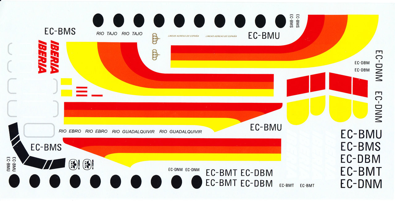 1/72 Scale Decal Iberia Airlines F-27