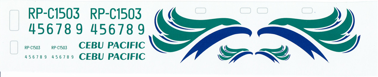 1/144 Scale Decal Cebu Pacific DC9-30