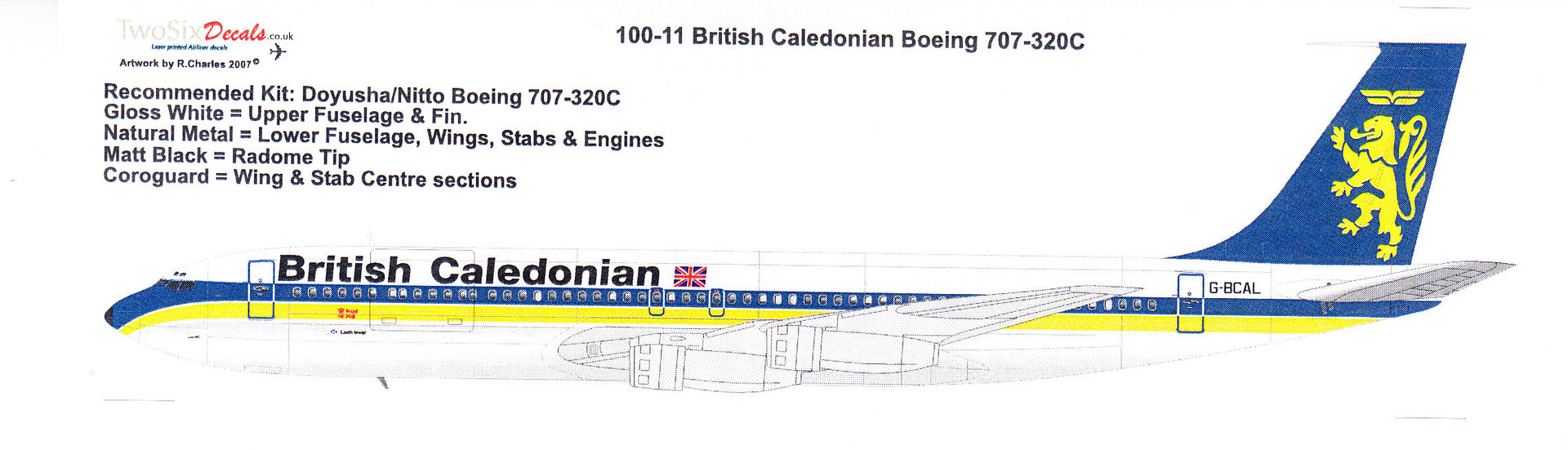 Decals By Aircraft - BOEING - 707 - Page 1 - JoyDecals.com