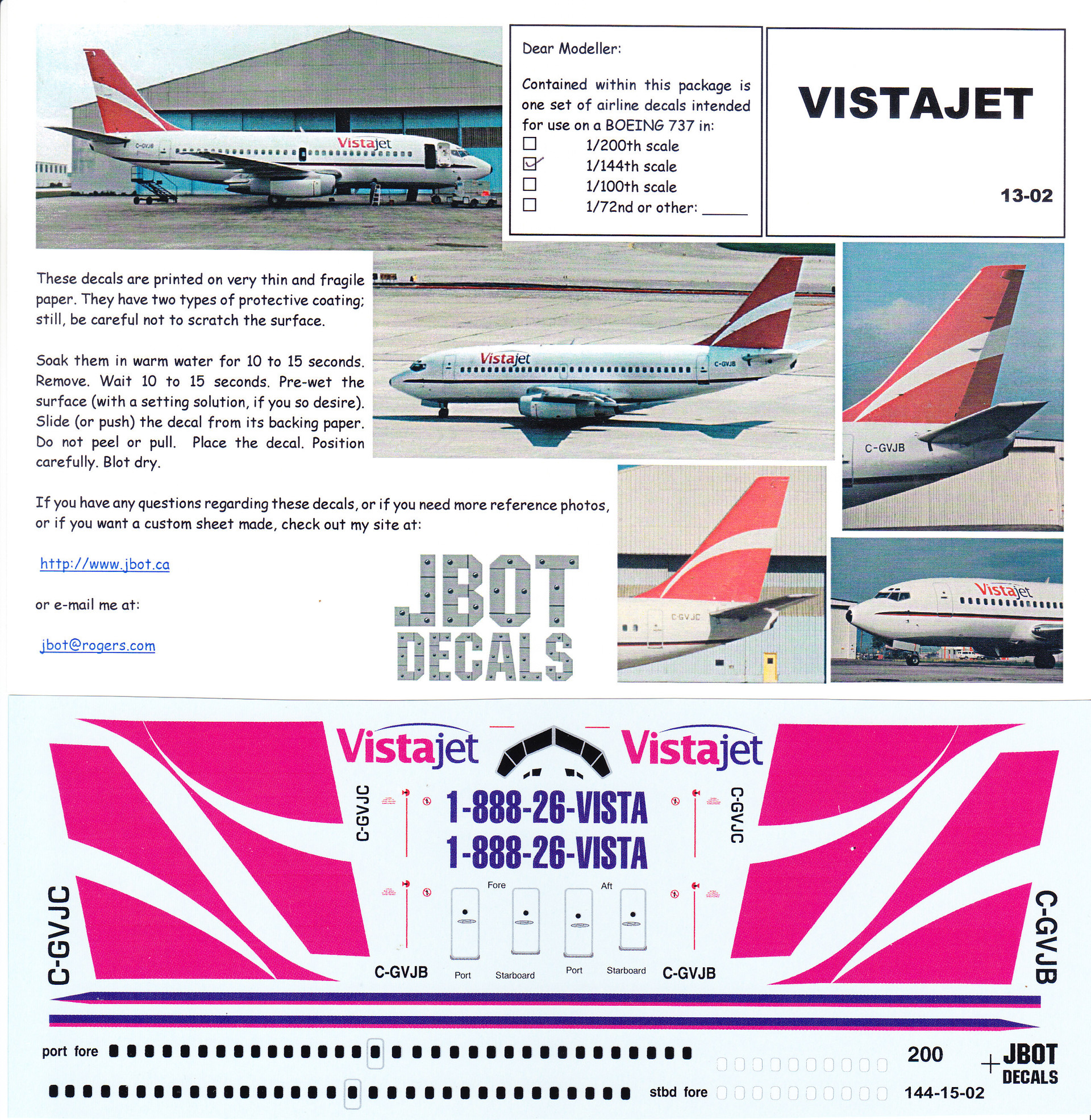 Decals By Aircraft - BOEING - 737 - Page 1 - JoyDecals.com