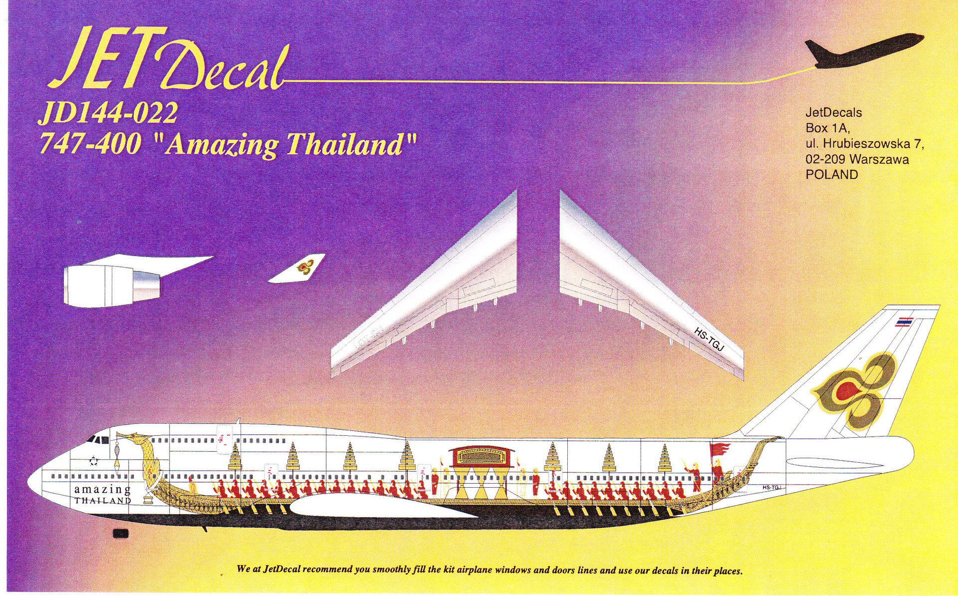 Decals By Aircraft - BOEING - 747 - Page 1 - JoyDecals.com