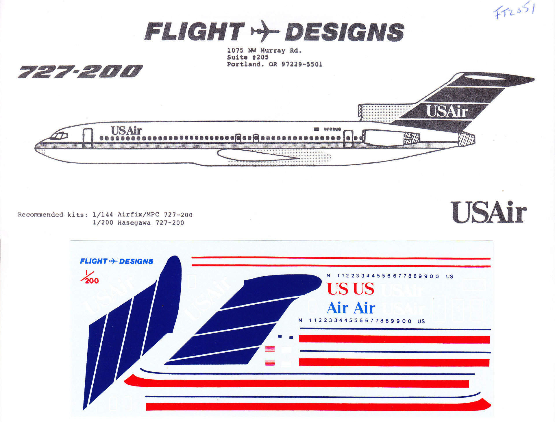Decals By Aircraft - BOEING - 727 - Page 1 - JoyDecals.com