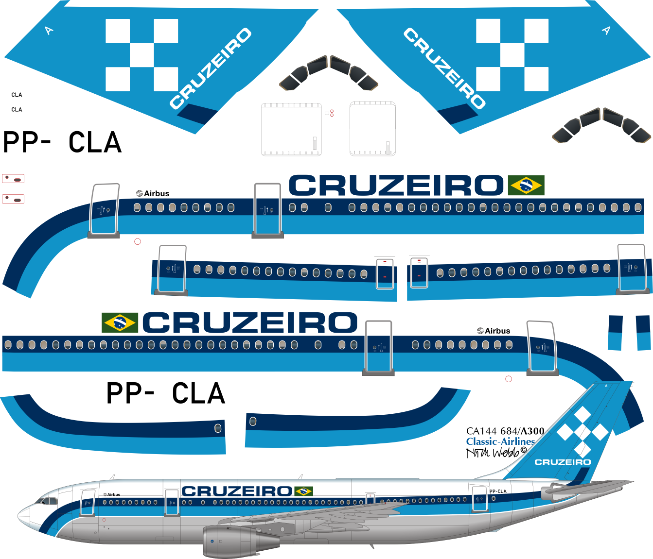 Decals By Aircraft - AIRBUS - A-300 - Page 1 - JoyDecals.com