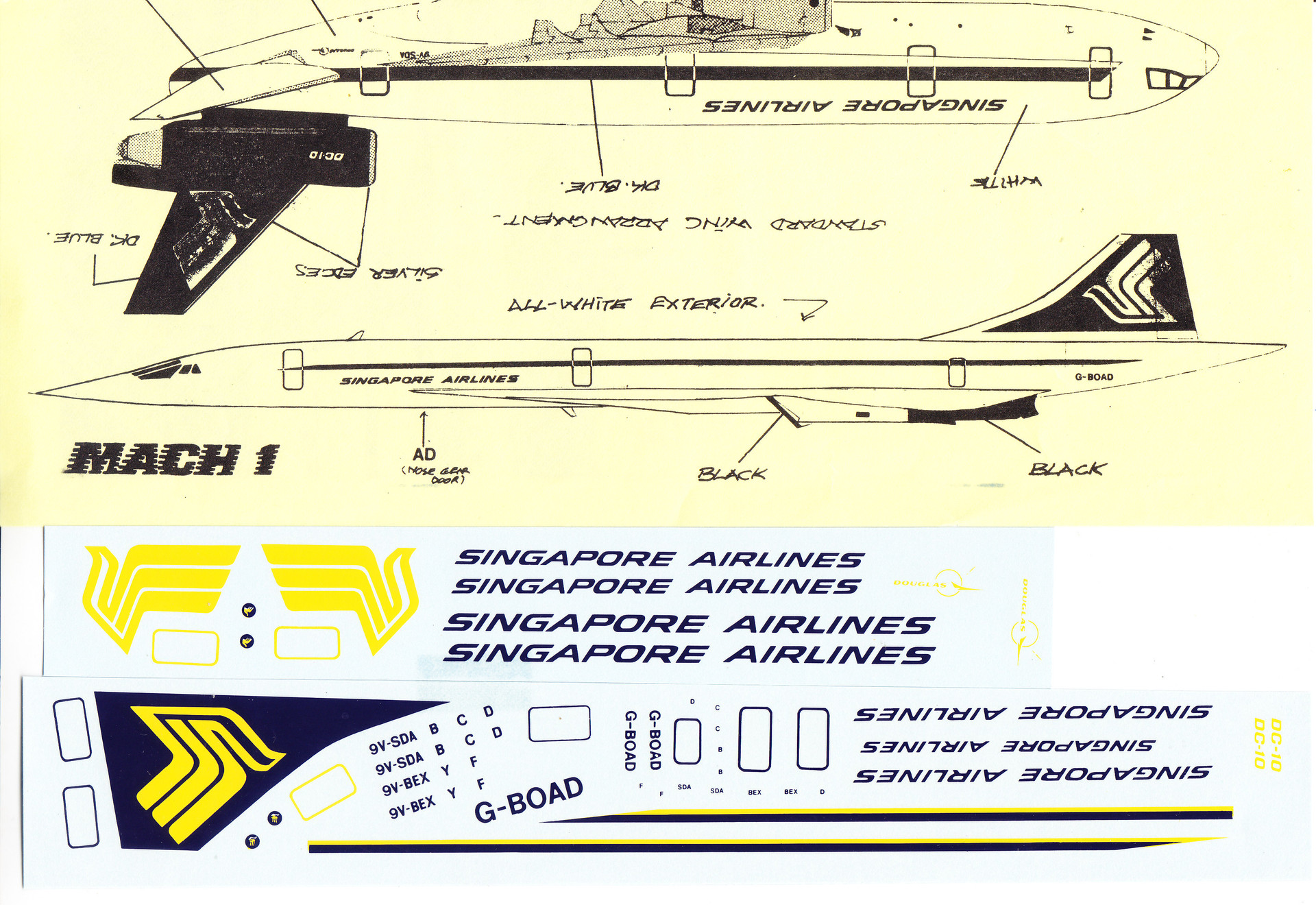 Decals By Aircraft - CONCORDE - JoyDecals.com