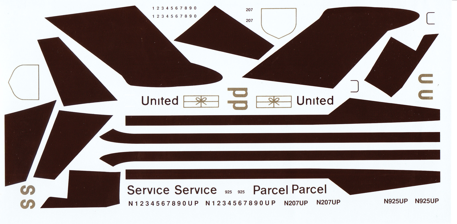 Decals By Aircraft - BOEING - 727 - Page 1 - JoyDecals.com