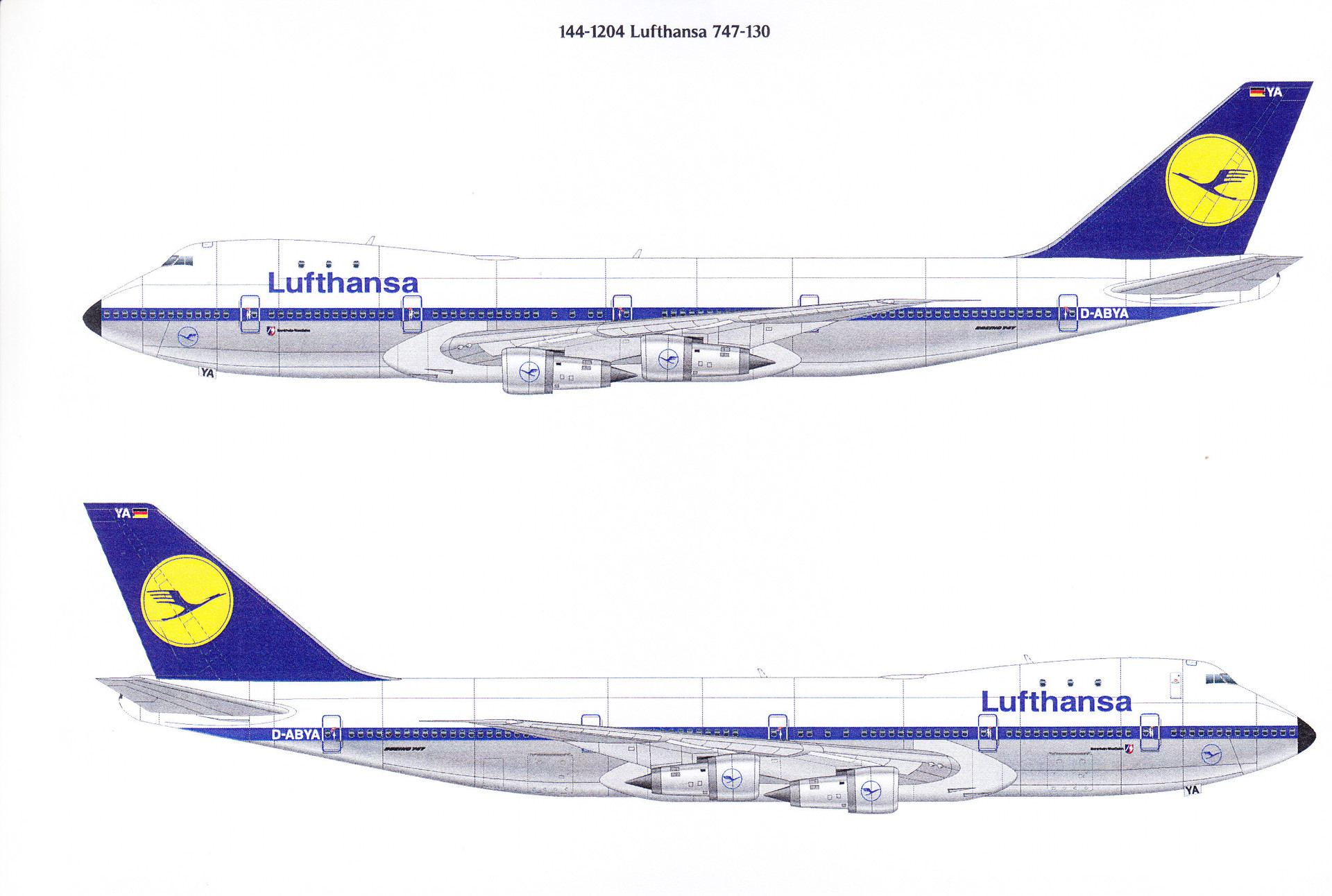 Decals By Aircraft - BOEING - 747 - Page 1 - JoyDecals.com
