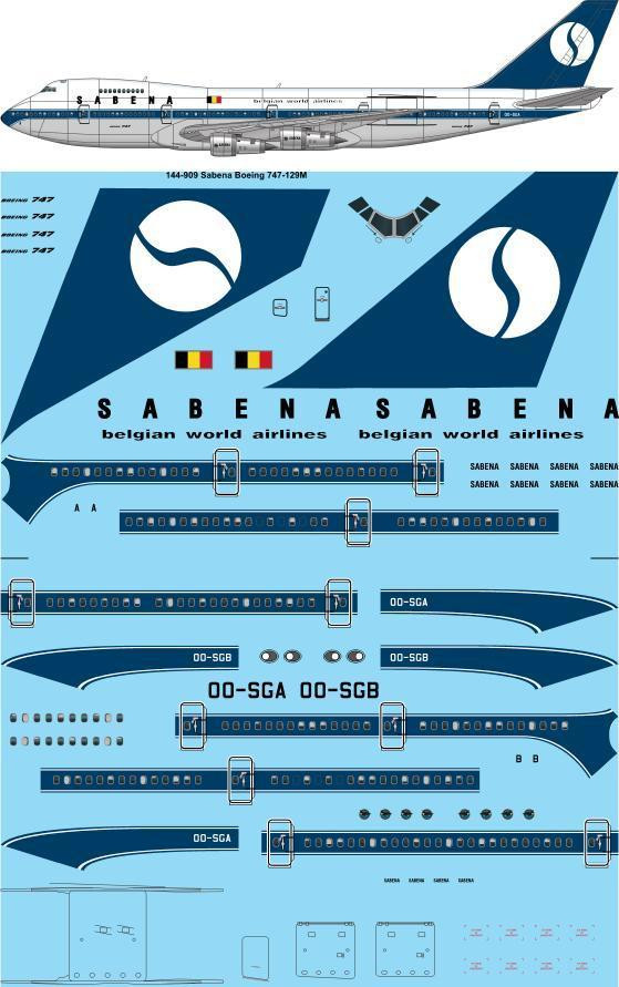 Decals By Aircraft - BOEING - 747 - Page 9 - JoyDecals.com