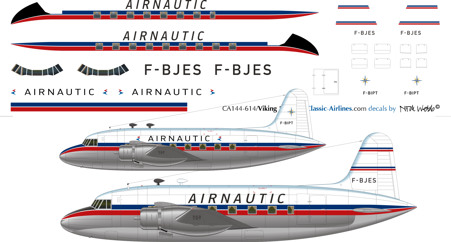 1/144 Scale Decal Airnautic Viking 1B