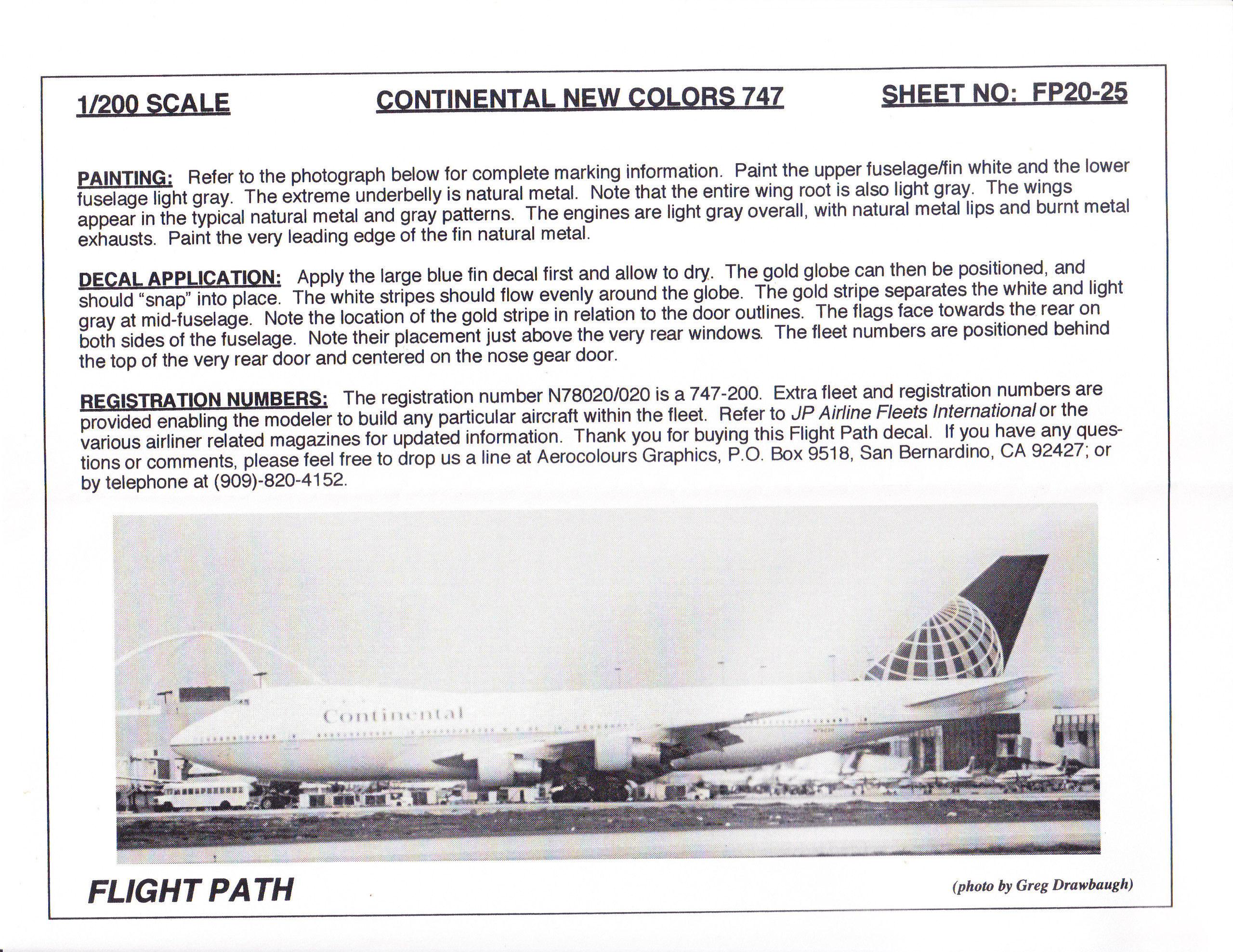 Decals By Aircraft - BOEING - 747 - Page 1 - JoyDecals.com
