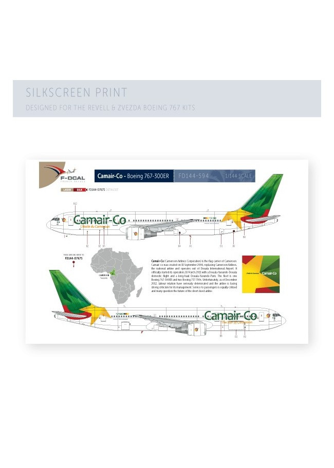 Decals By Aircraft - BOEING - 767 - Page 1 - JoyDecals.com
