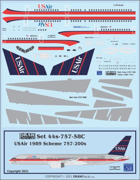 Decals By Aircraft - BOEING - 757 - Page 1 - JoyDecals.com
