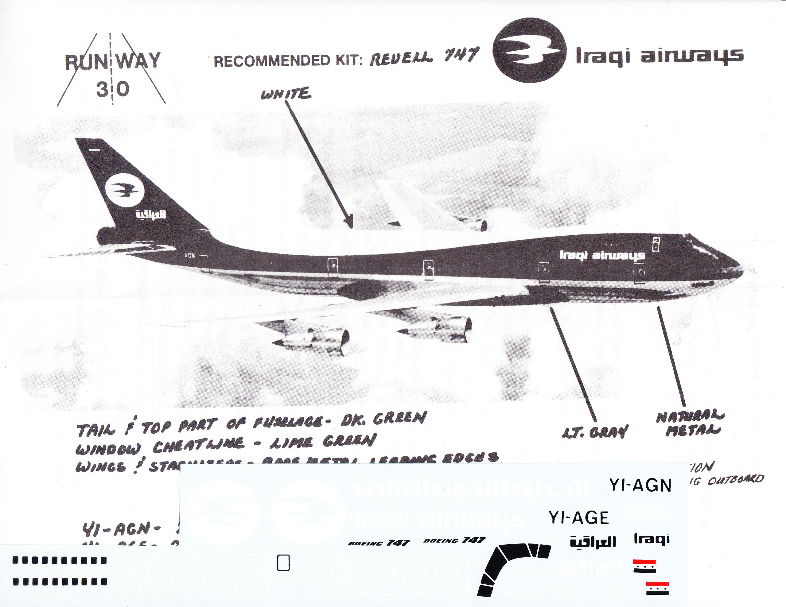 Decals By Aircraft - BOEING - 747 - Page 1 - JoyDecals.com