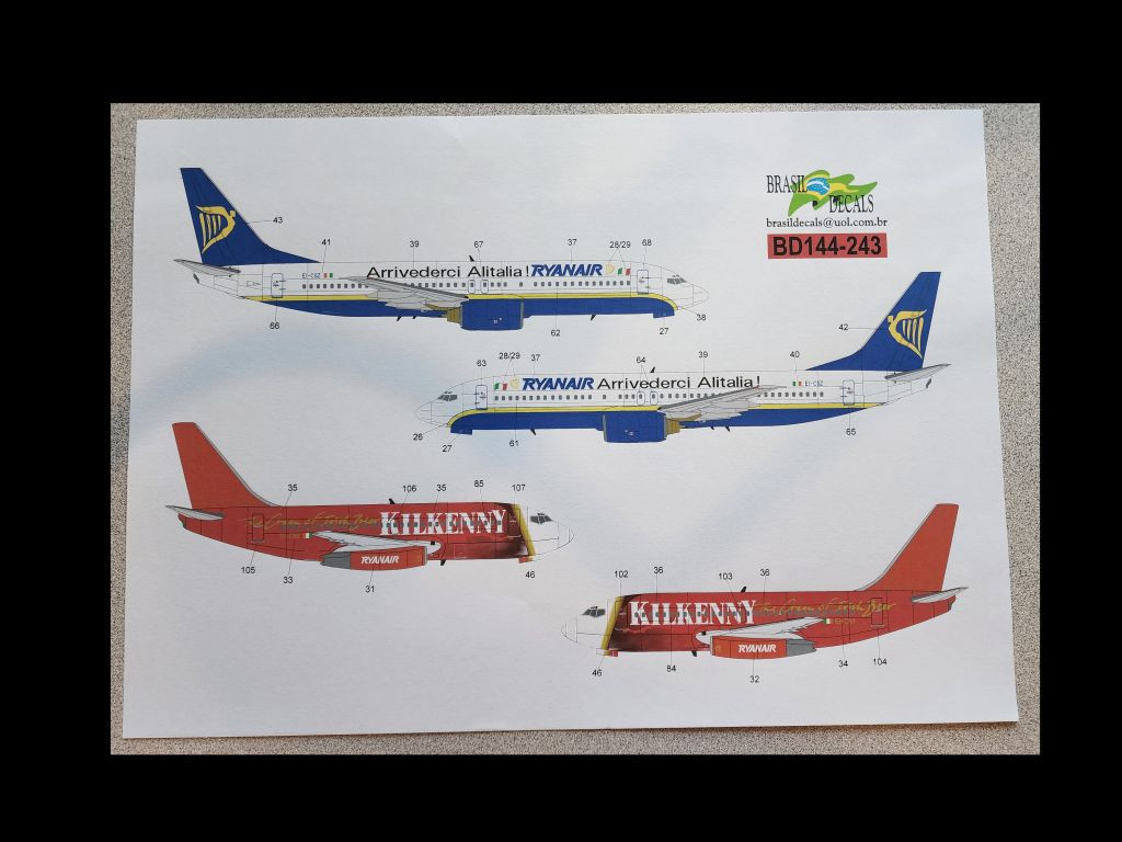 Decals By Aircraft - BOEING - 737 - Page 1 - JoyDecals.com