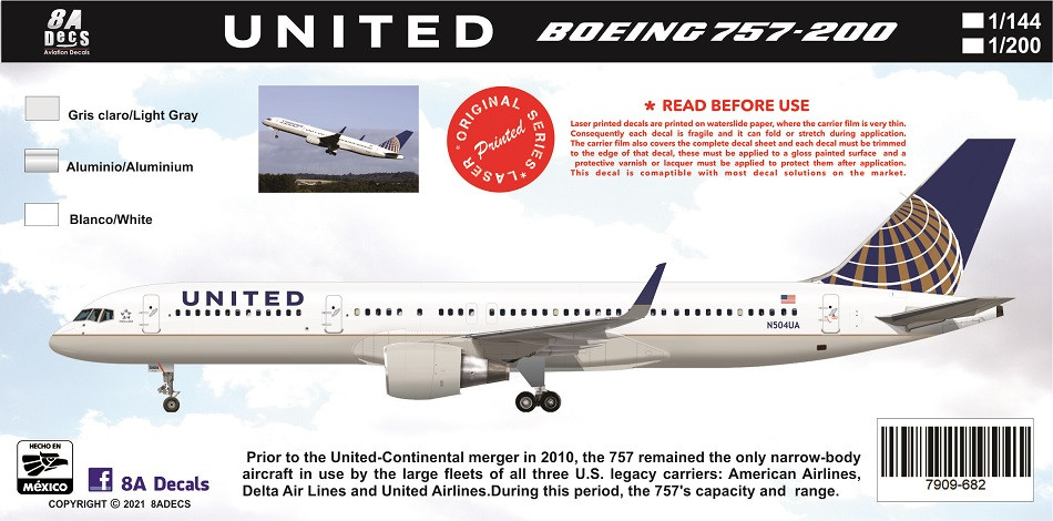 Decals By Aircraft - BOEING - 757 - Page 1 - JoyDecals.com