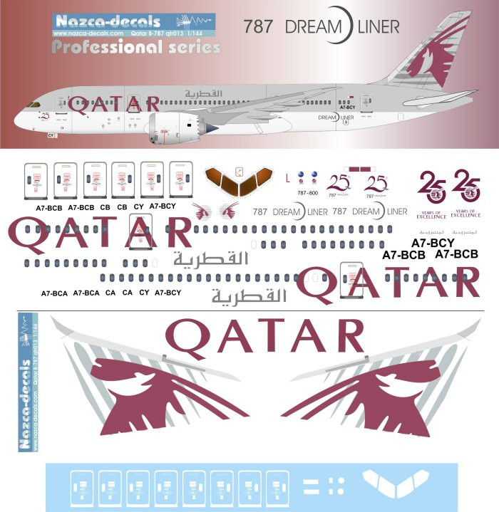 Decals By Aircraft - BOEING - 787 - Page 1 - JoyDecals.com