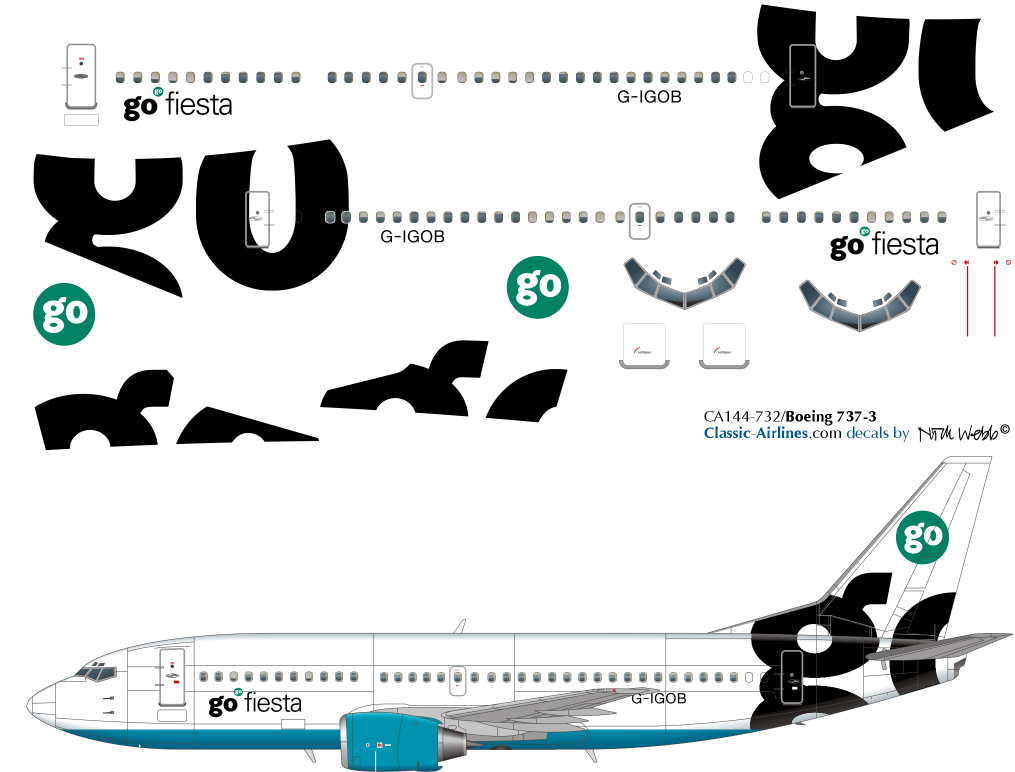 Decals By Aircraft - BOEING - 737 - Page 1 - JoyDecals.com