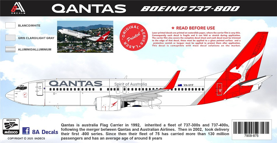 Decals By Aircraft - BOEING - 737 - Page 1 - JoyDecals.com
