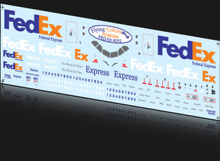 1/144 Scale Decal FedEx MD-11