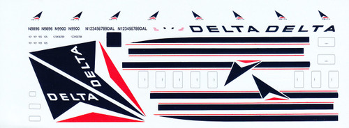 1/200 Scale Decal Delta Airlines 747-100 - JoyDecals.com